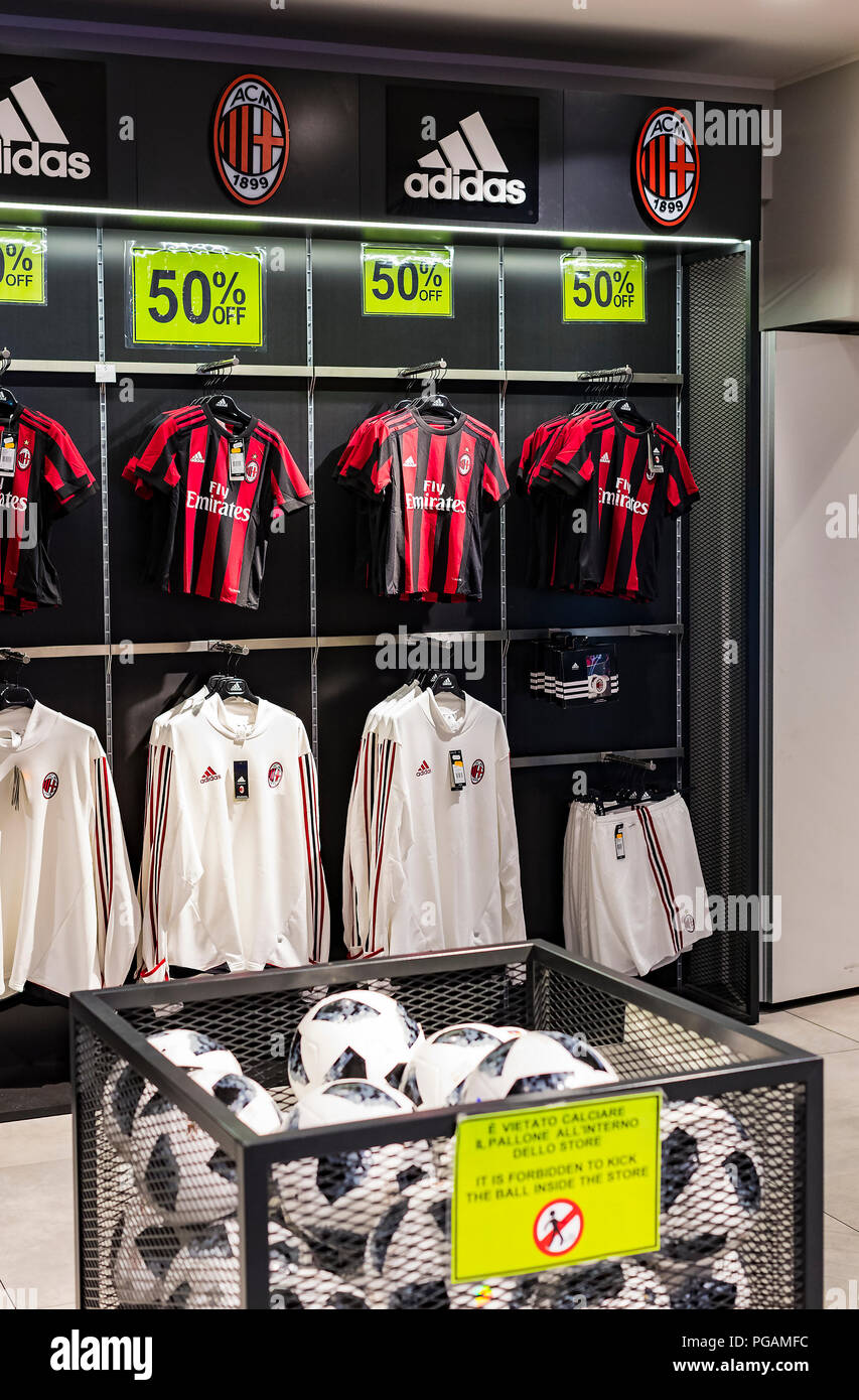 7 JUNE 2018, MILAN, ITALY: Official Store FC Inter Milan and Milan ...