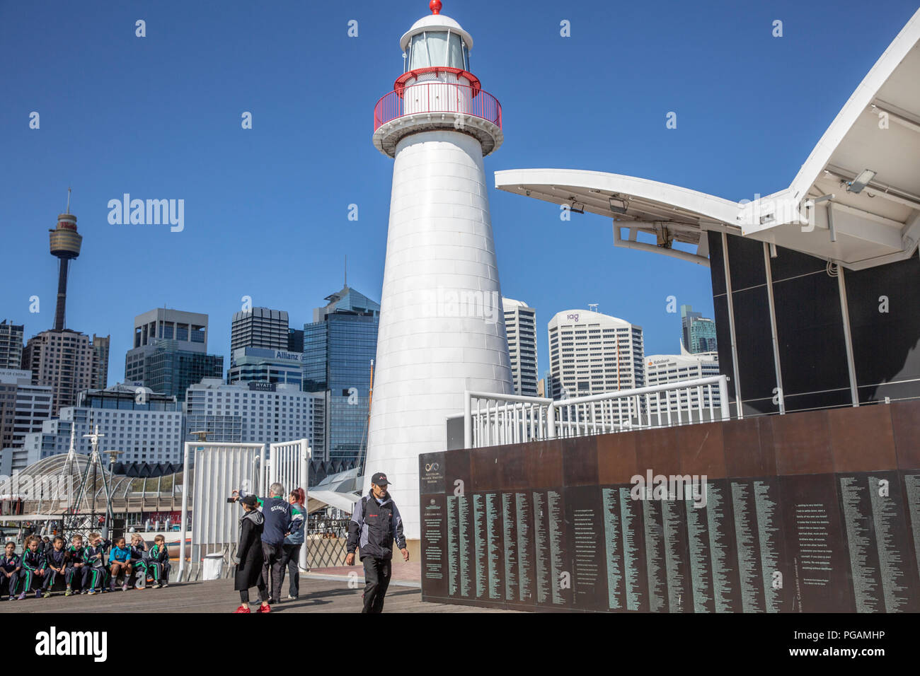 Australian Maritime Museum Welcome wall records the names of migrants ...