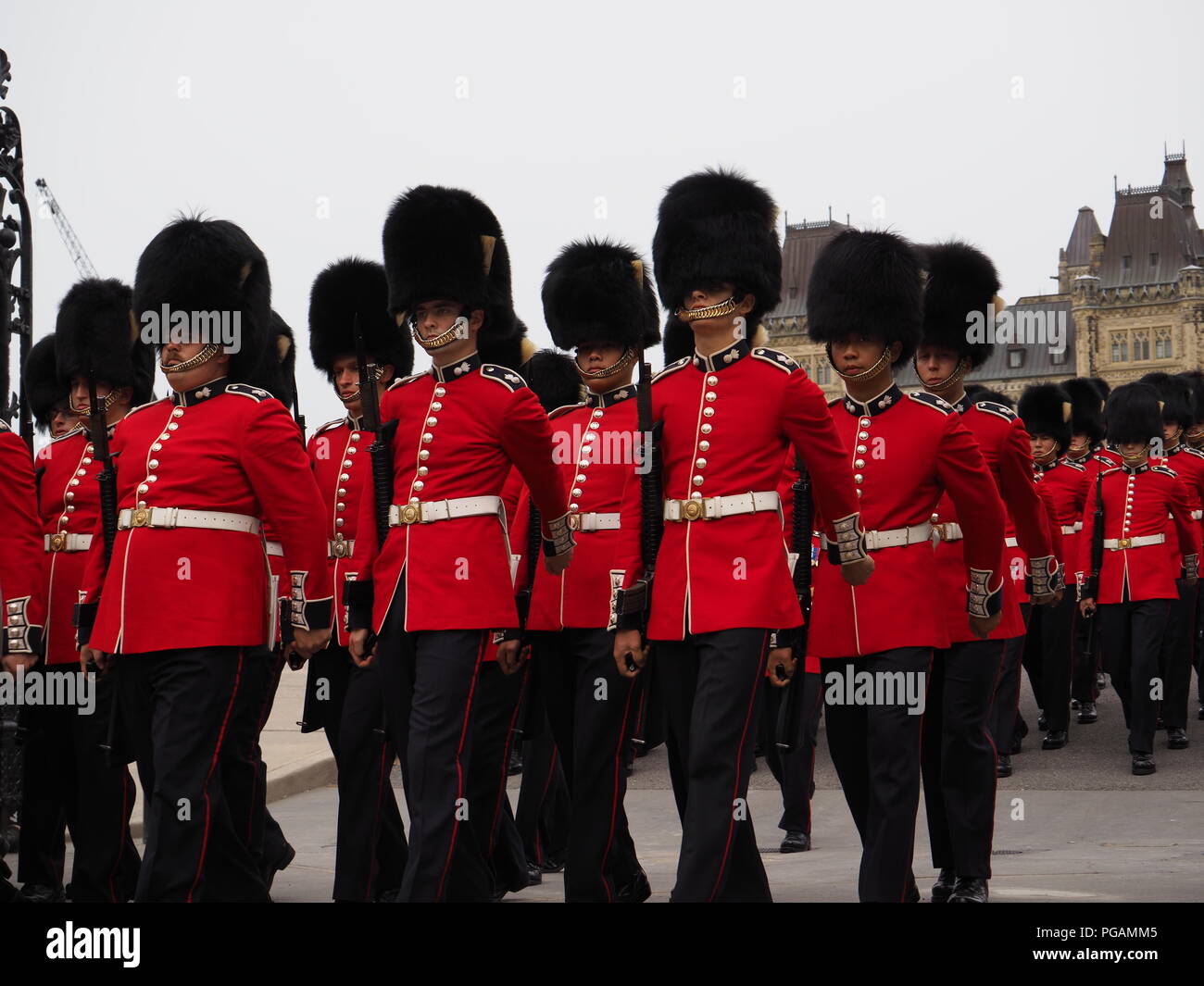 Ottawa parliament guard hi-res stock photography and images - Alamy