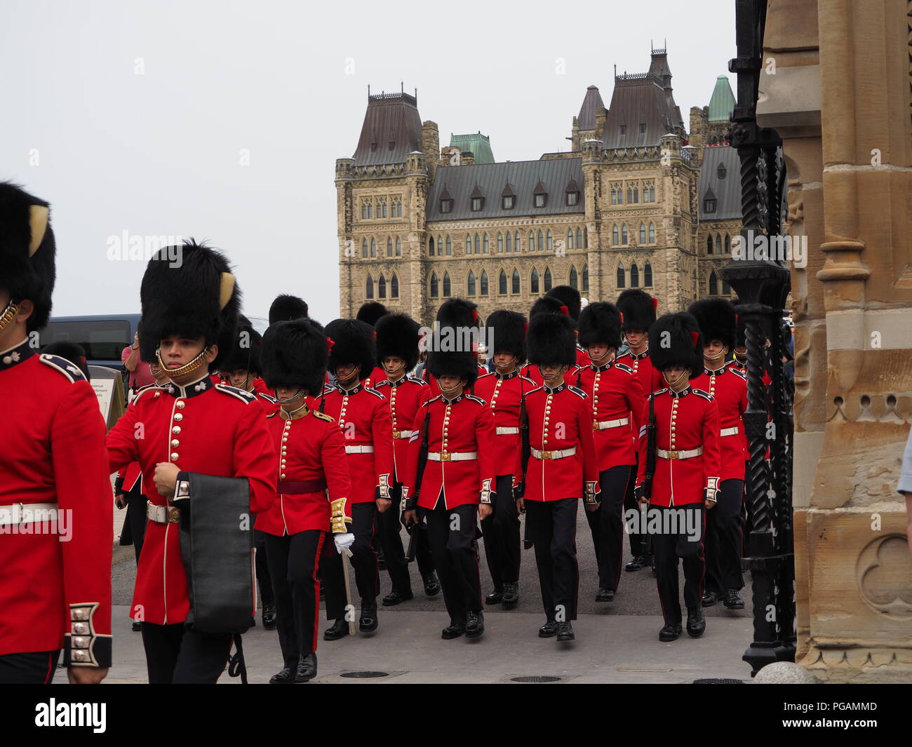 Ottawa parliament guard hi-res stock photography and images - Alamy