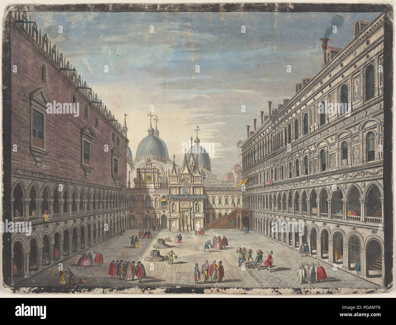 vintage european cityscape Stock Photo - Alamy