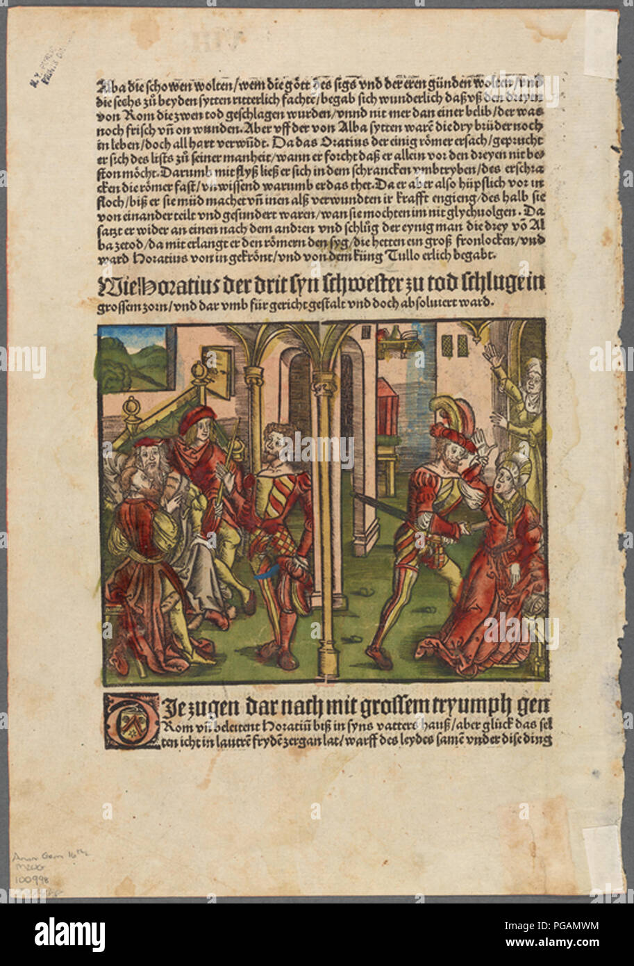 vintage medieval text book page Stock Photo - Alamy