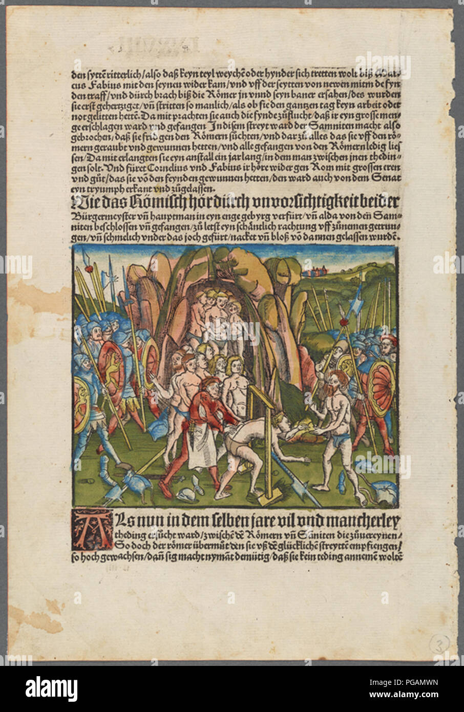 vintage medieval text book page Stock Photo - Alamy