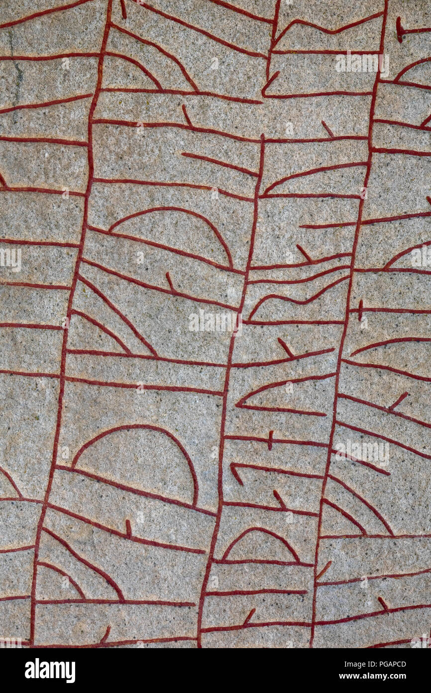 The Rok runestone is one of the most famous runestones, it is one of a ...