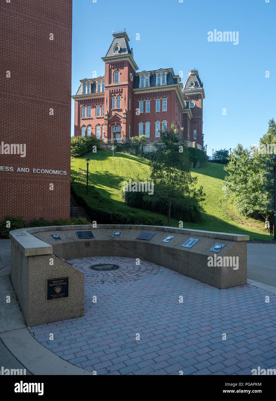 Mountaineer Field at West Virginia University in Morgantown WV Stock ...
