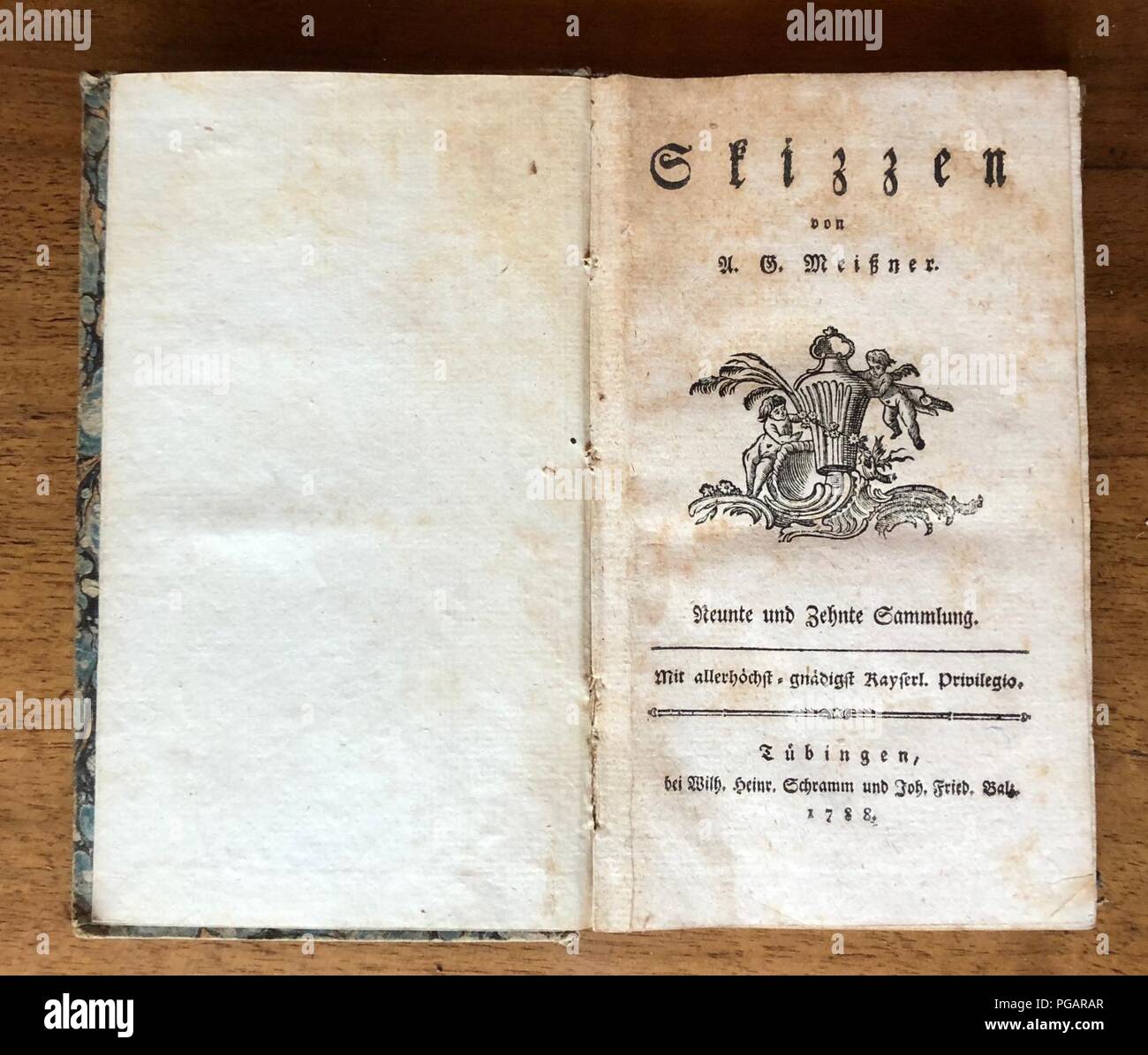 August Gottlieb Meissner Skizzen Stock Photo - Alamy