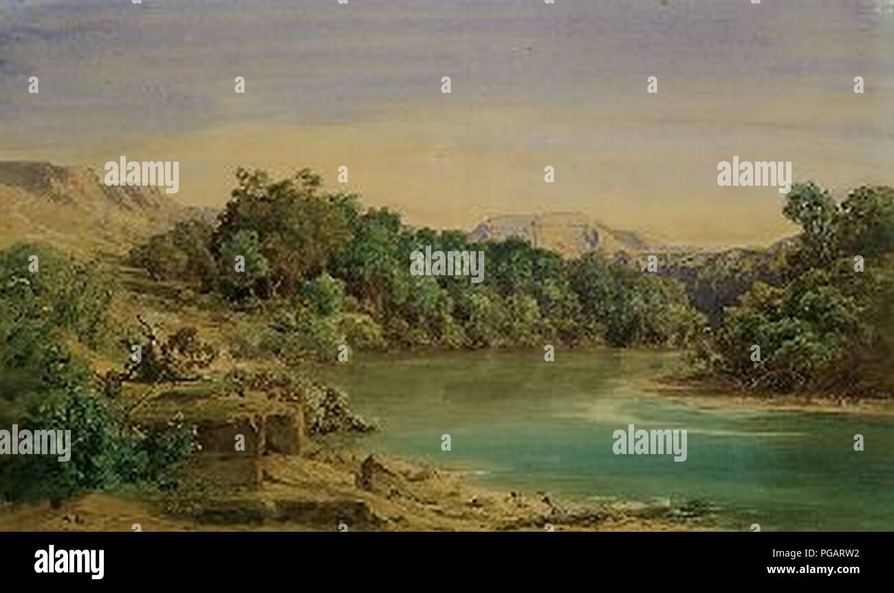 August Löffler Am Jordan Stock Photo - Alamy