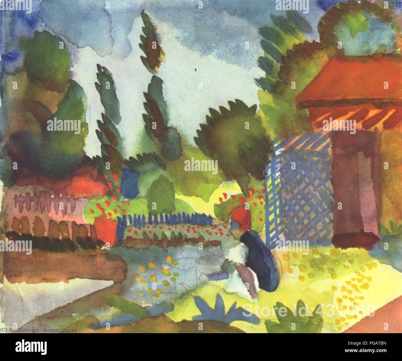 August macke landscape hi-res stock photography and images - Alamy