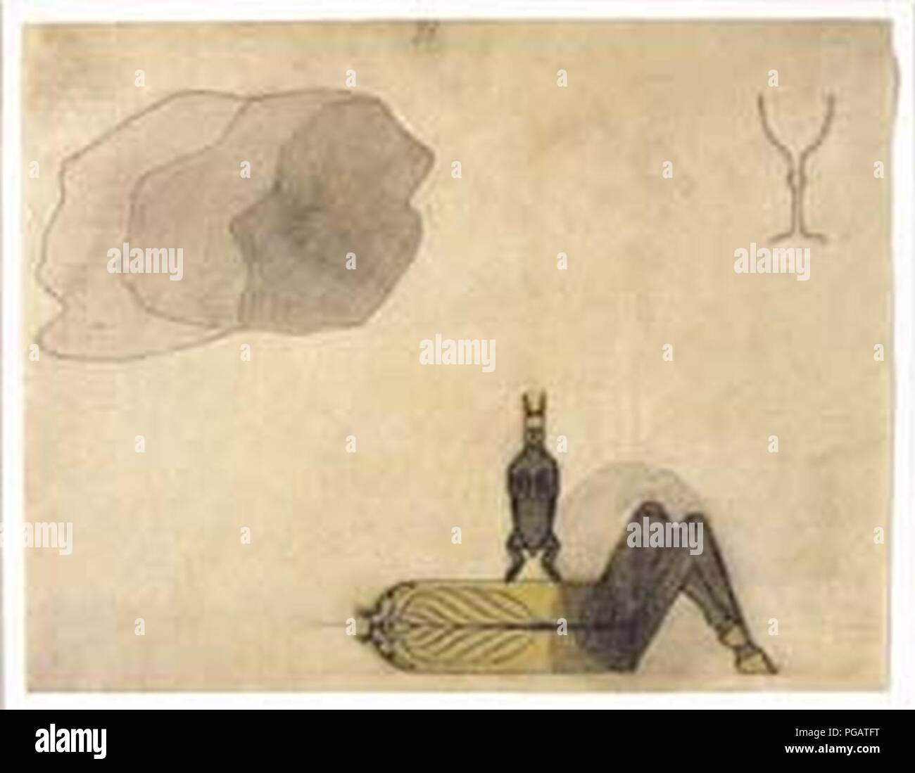 August Natterer Neter artwork 1919 Stock Photo - Alamy