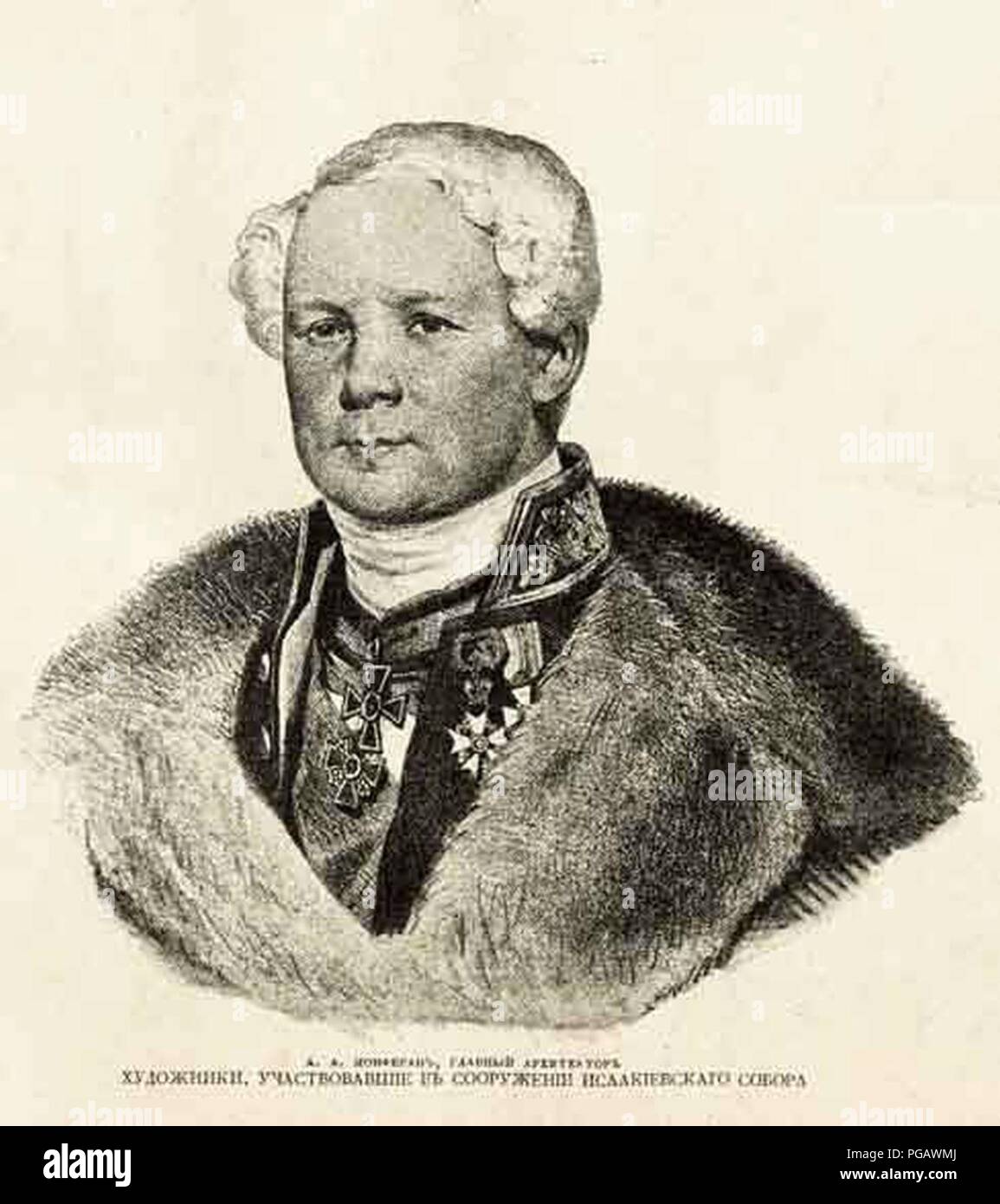 Auguste de Montferrand Stock Photo - Alamy