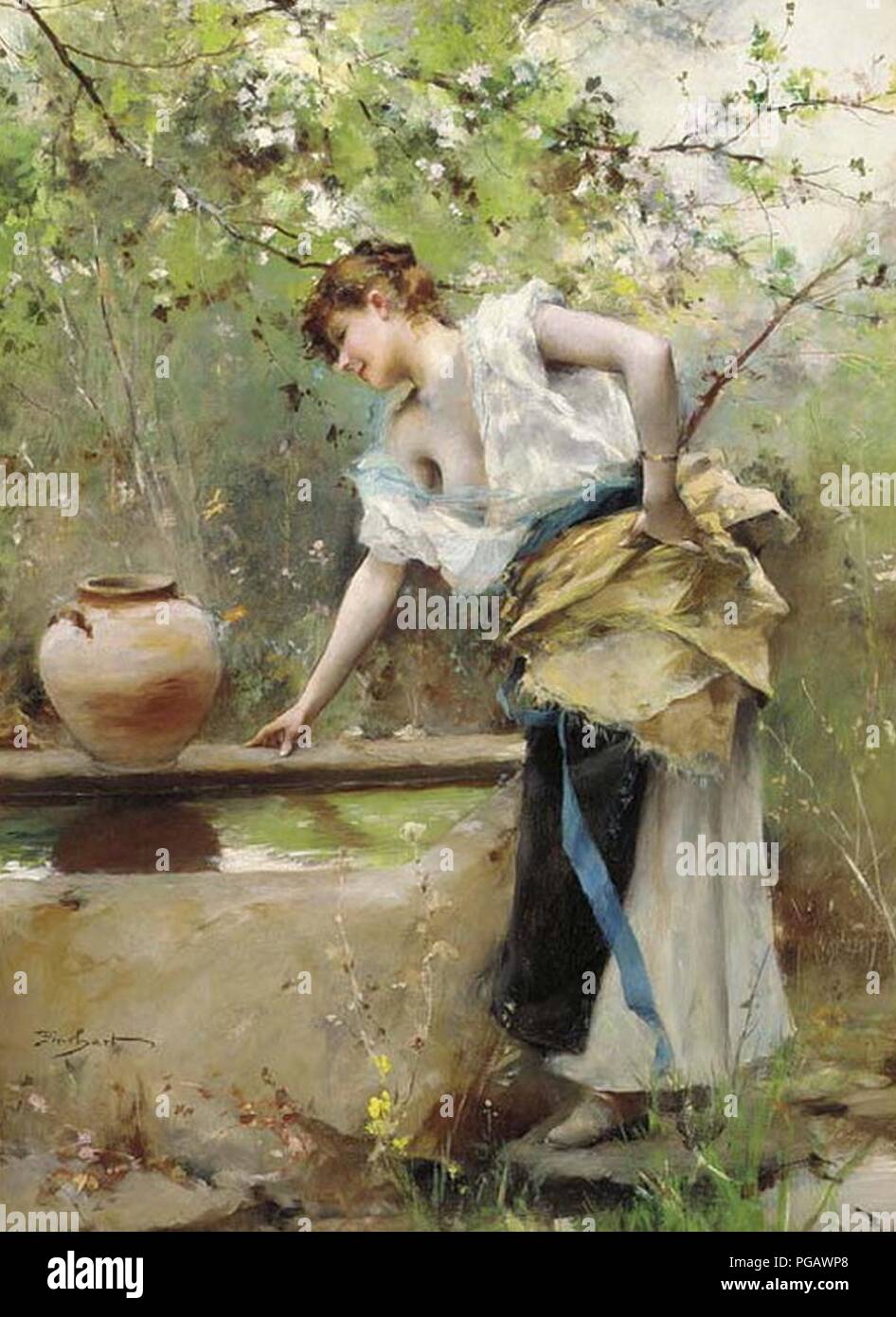 Auguste Émile Pinchart 3 Stock Photo - Alamy