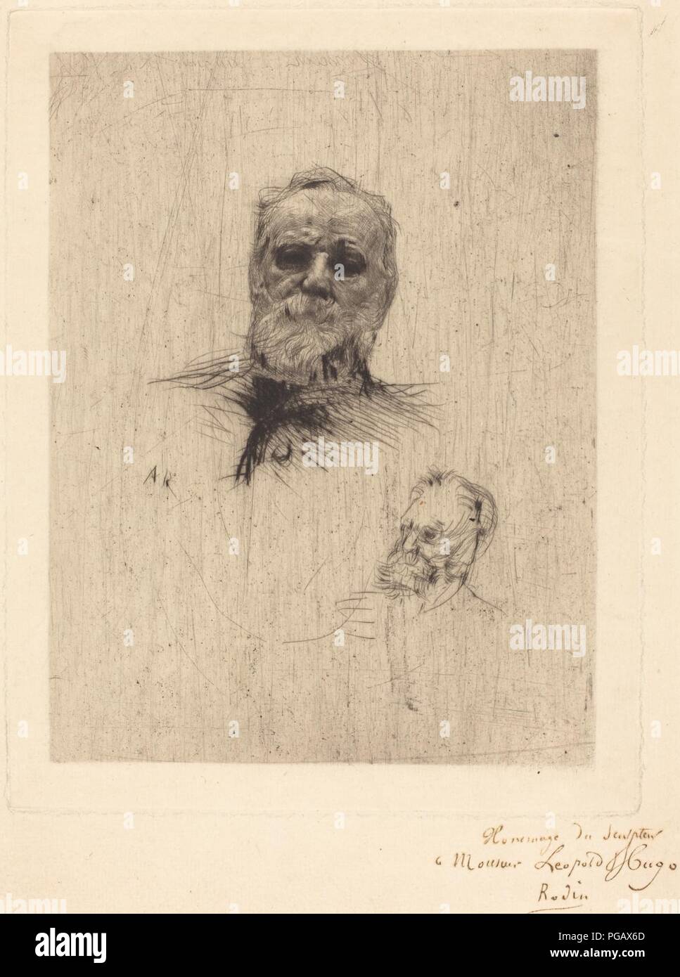 Auguste Rodin - Victor Hugo, De Face Stock Photo - Alamy