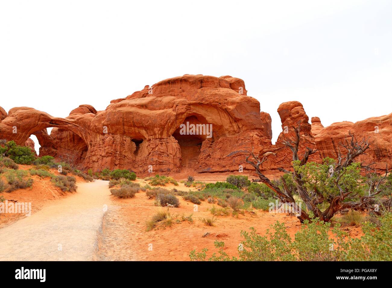 Famous Windows arch in the Arches National park, Utah, USA Stock Photo ...