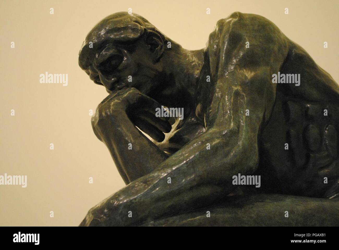 Auguste Rodin The thinker 03 Stock Photo - Alamy