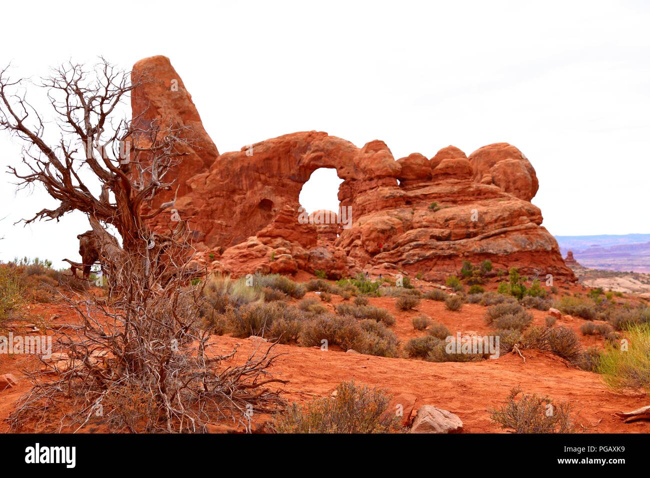 Famous Windows arch in the Arches National park, Utah, USA Stock Photo ...