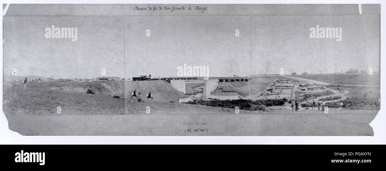 Augusto Amoretty - Vista Panorâmica da Ponte de Bagé na Estrada de ...