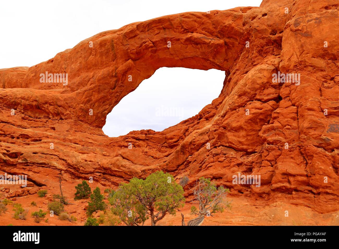 Famous Windows arch in the Arches National park, Utah, USA Stock Photo ...