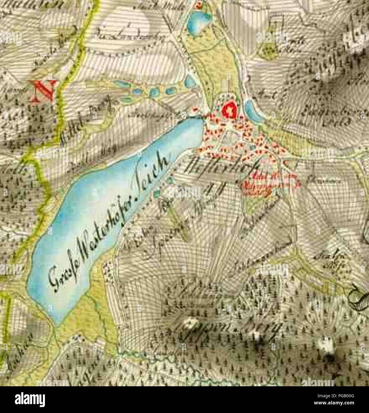 Ausschnitt Kurhan-Landesaufnahme Westerhof Stock Photo - Alamy