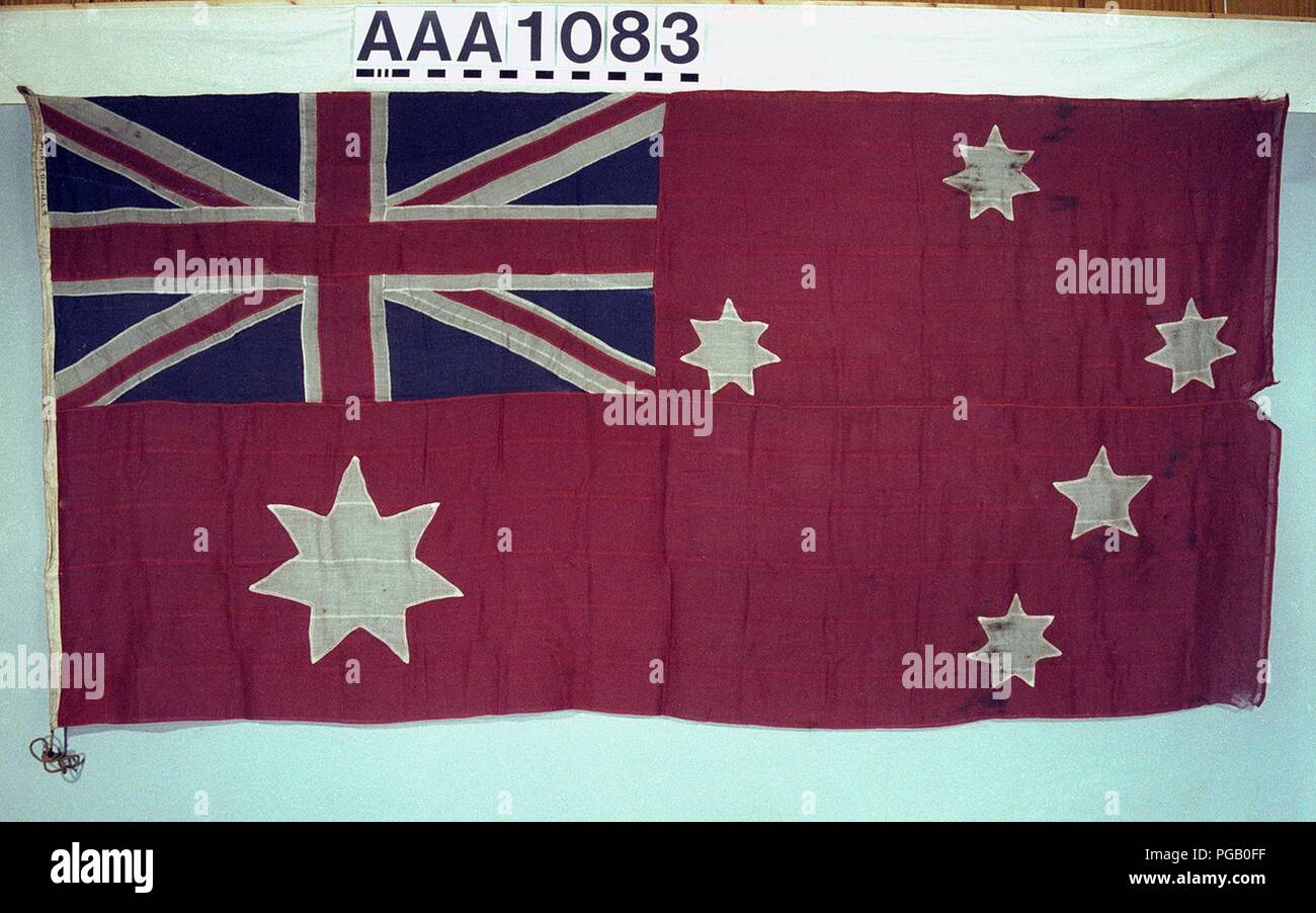 Australian merchant ensign (after 1909 Stock Photo - Alamy