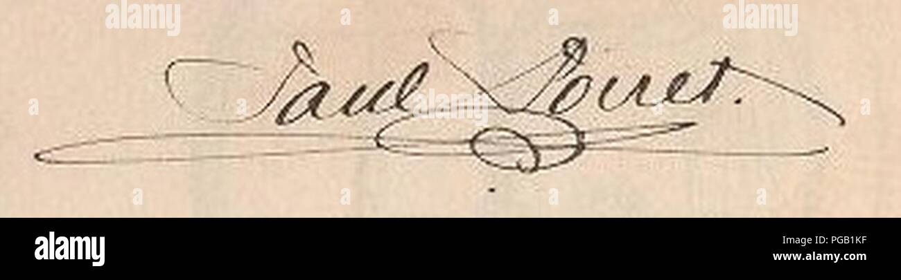 Autograph of Paul Poiret Stock Photo - Alamy