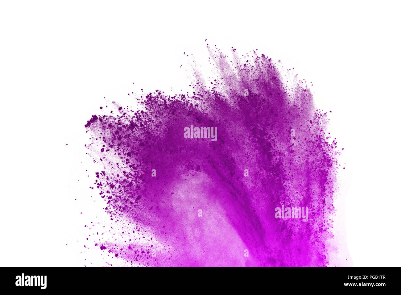 Purple powder explosion hi-res stock photography and images - Alamy