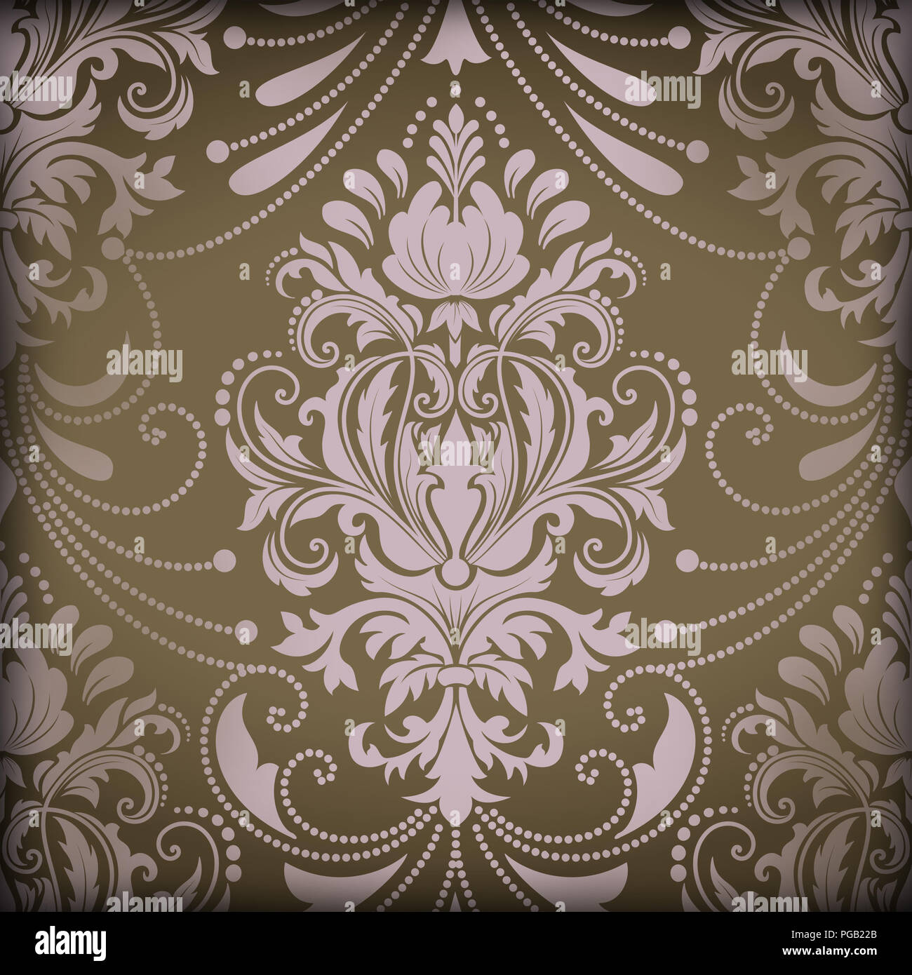 New Orleans Damask Pattern Wallpaper Parchment Paper Grunge Background ...
