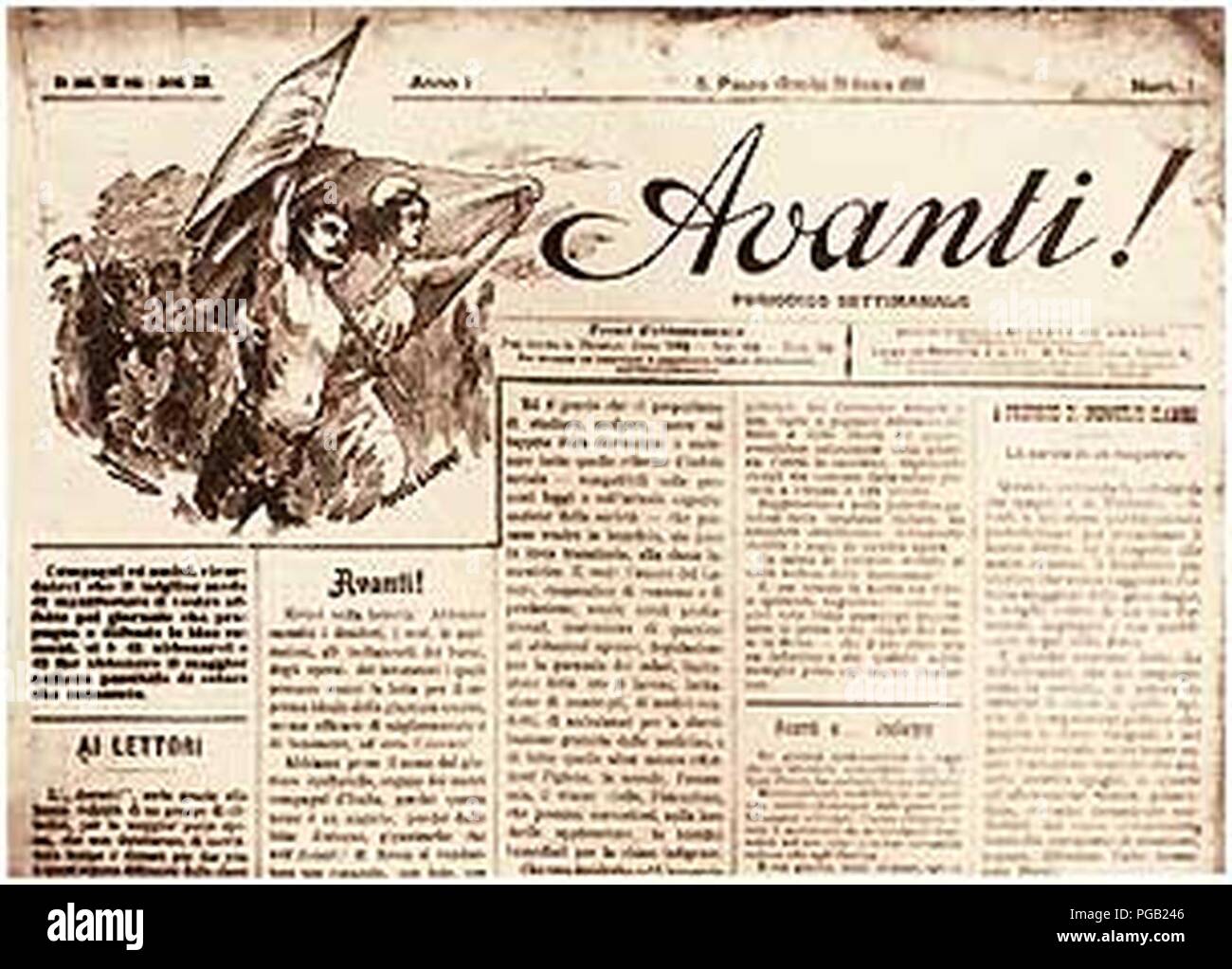Avanti! 1ª edição Stock Photo - Alamy