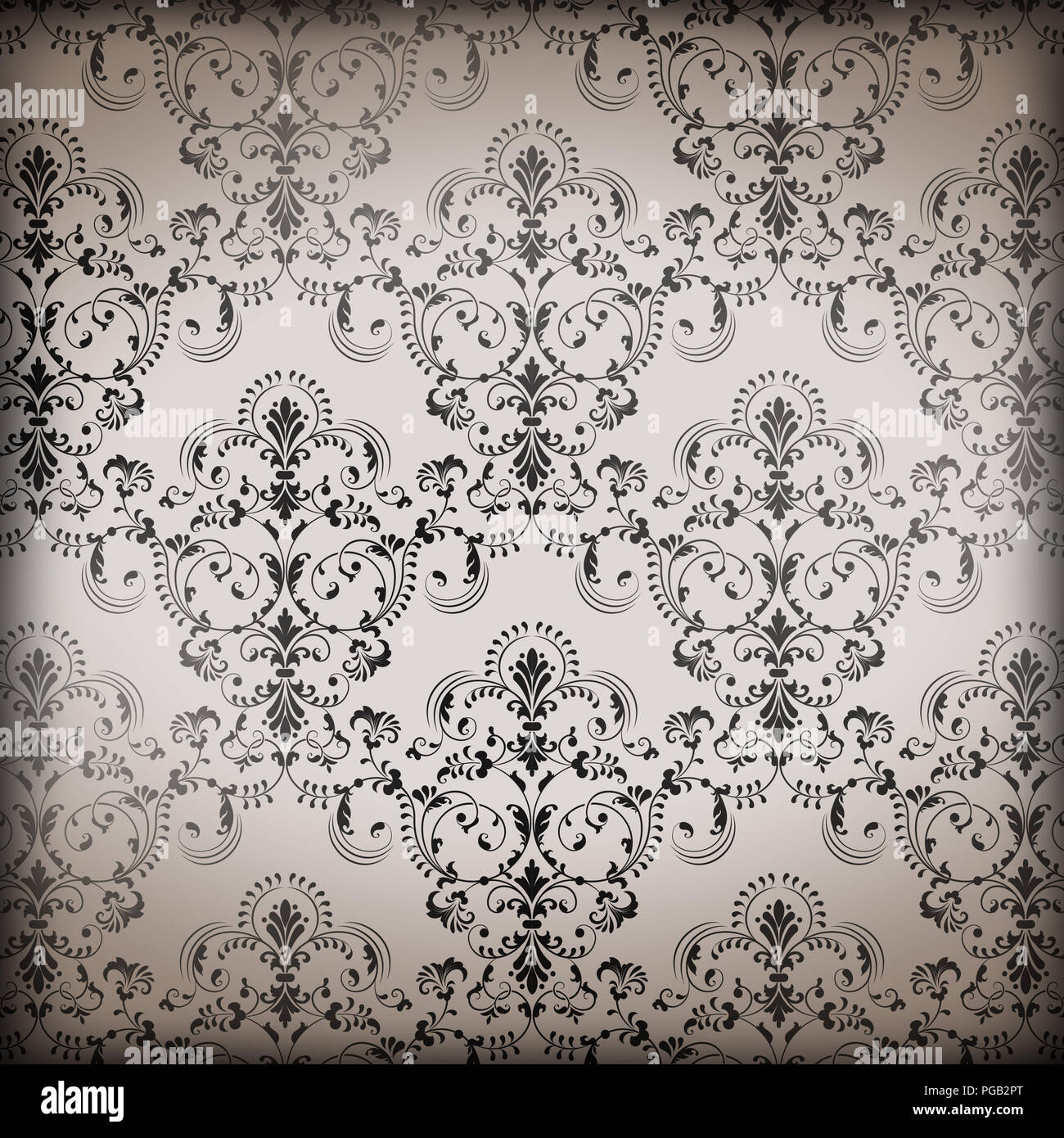 New Orleans Damask Pattern Wallpaper Parchment Paper Grunge Background ...