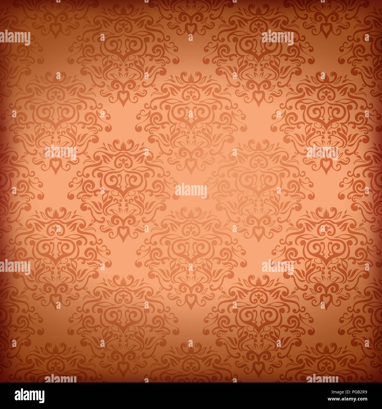 New Orleans Damask Pattern Wallpaper Parchment Paper Grunge Background ...