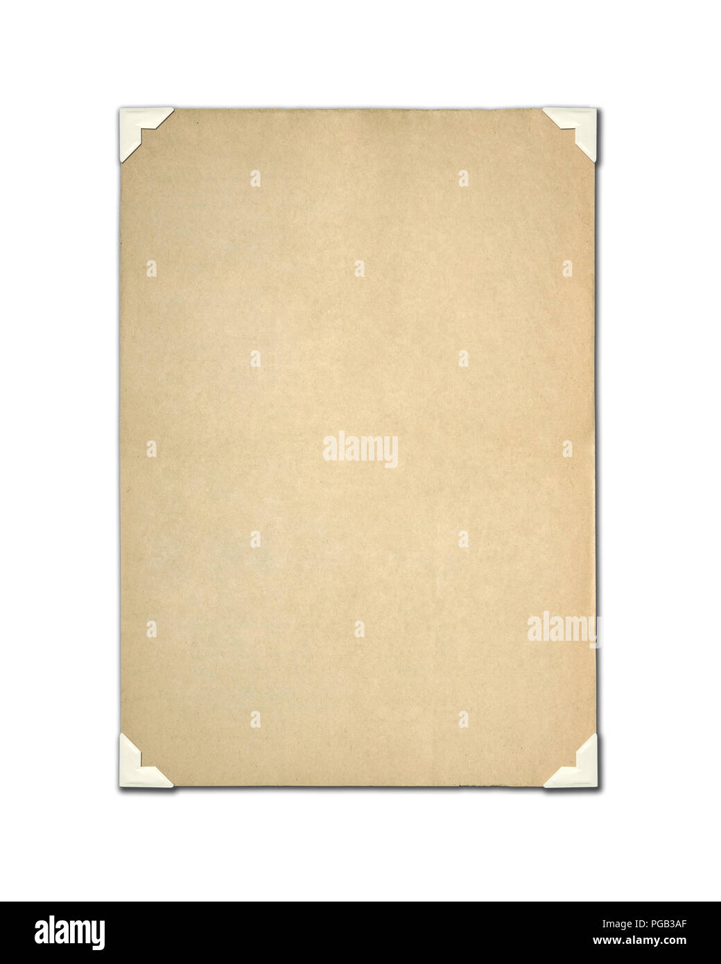 Victorian Parchment Paper Isolated on White Background Collection Stock ...