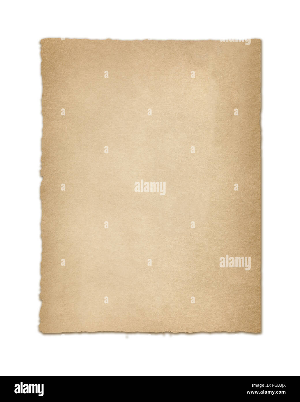Victorian Parchment Paper Isolated on White Background Collection Stock ...
