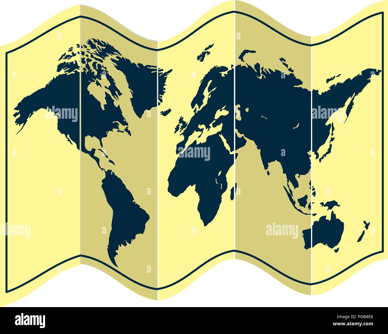 global geography map object information Stock Vector Image & Art - Alamy