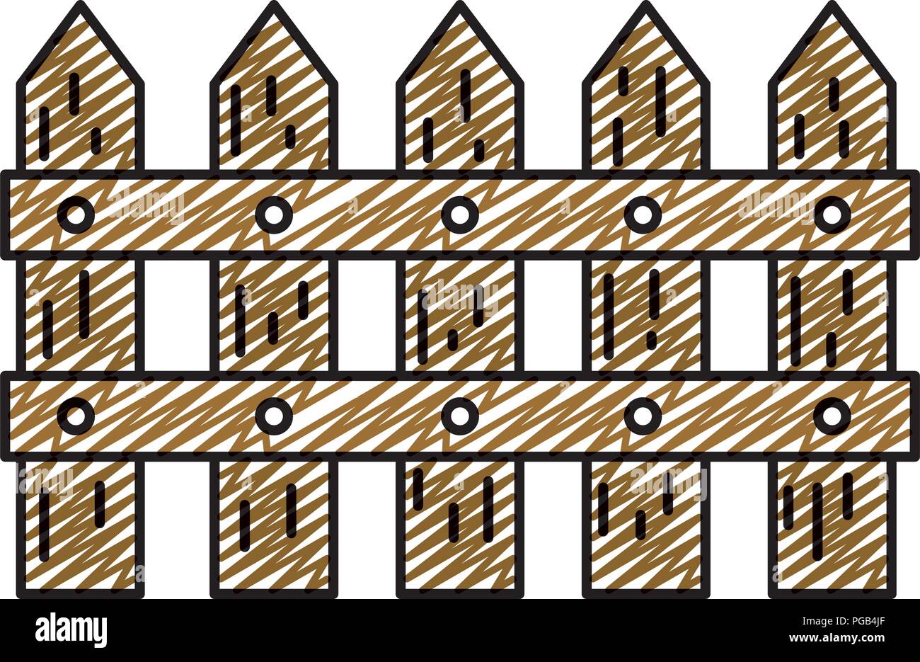 doodle wood grillage structure texture style Stock Vector Image & Art ...