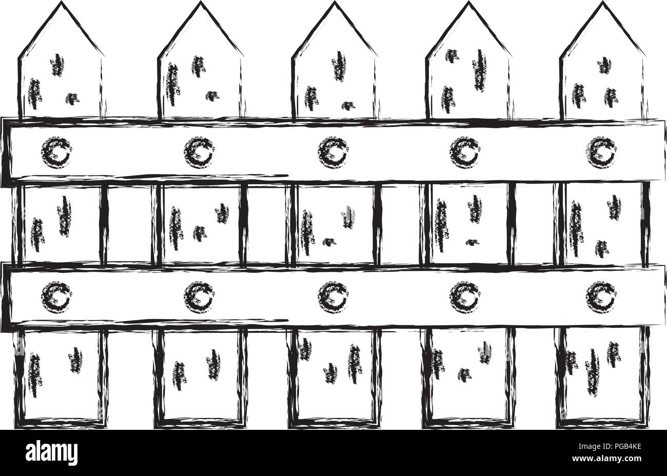 grunge wood grillage structure texture style Stock Vector Image & Art ...