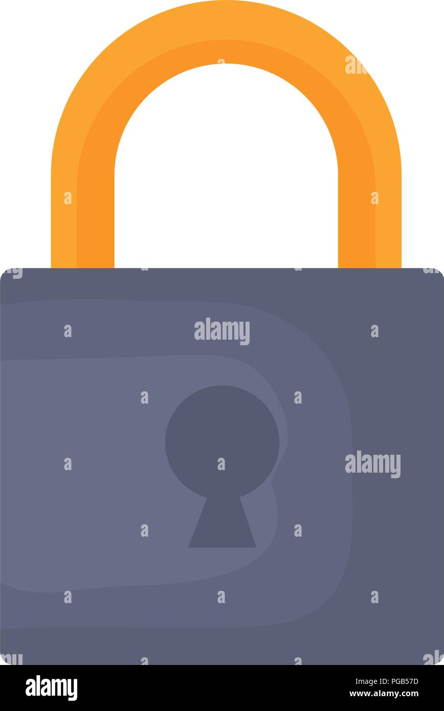 security padlock icon over white background, vector illustration Stock ...