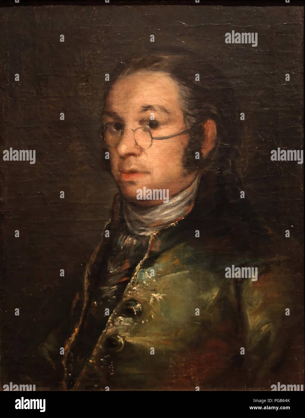 Autoportrait aux lunettes, Francisco de Goya y Lucientes, Musée Goya ...