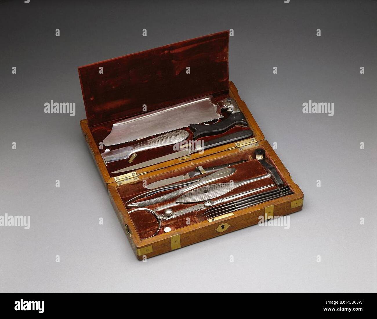 Autopsy instruments old set Stock Photo - Alamy