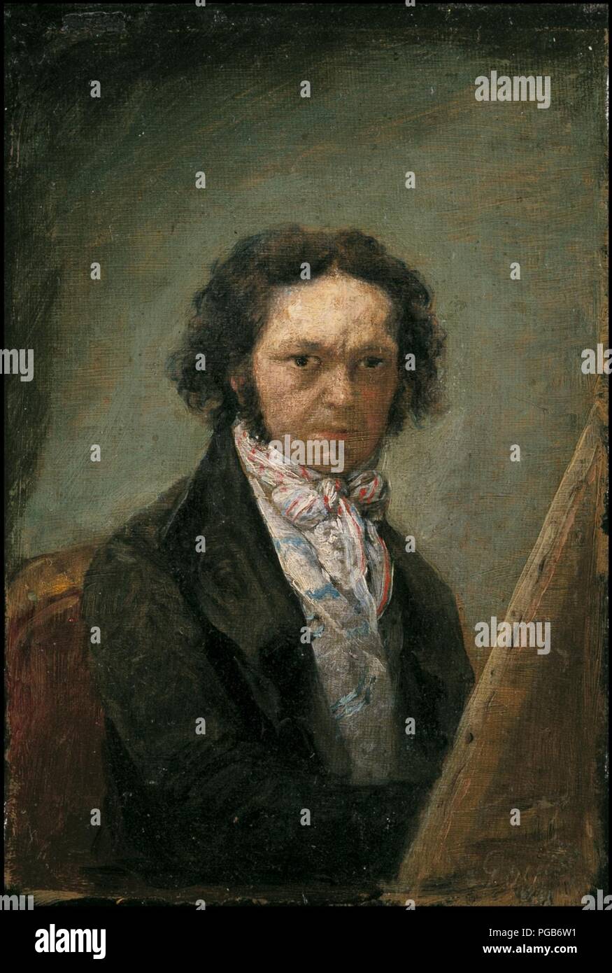 Autorretrato de Goya (1795 Stock Photo - Alamy