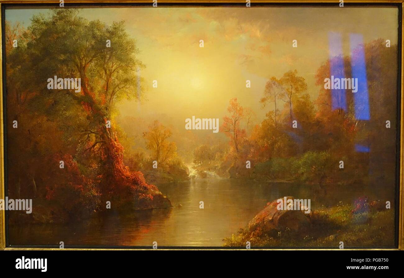 Autumn by Frederic Edwin Church, 1875 AD, oil on canvas - Museo ...