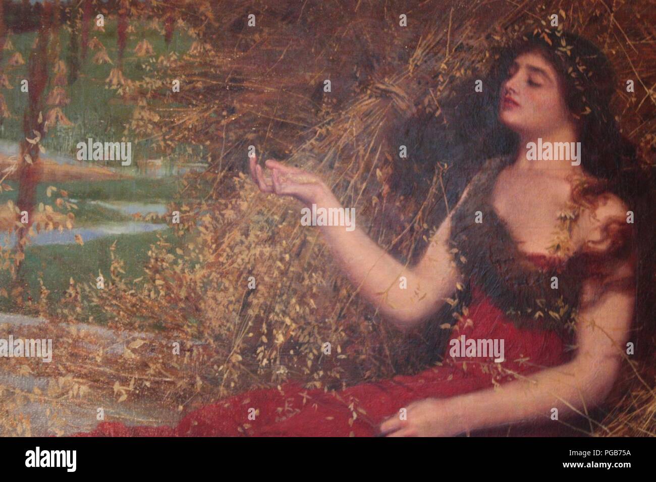 Autumn by William Stott of Oldham, 1898 (detail Stock Photo - Alamy
