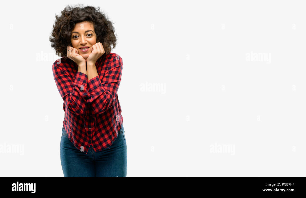 Exuberant woman Cut Out Stock Images & Pictures - Alamy