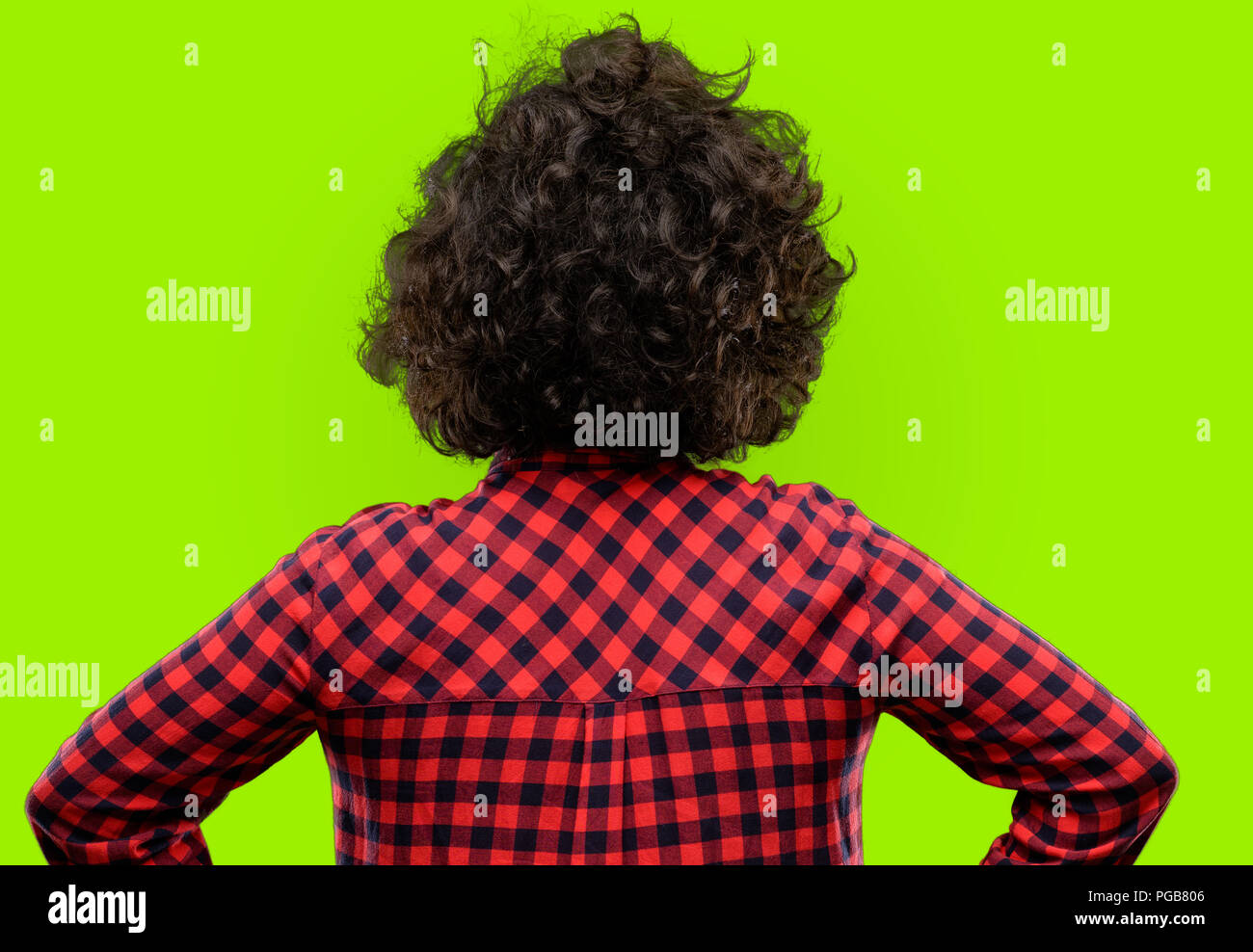 Beautiful arab woman backside, rear view Stock Photo - Alamy