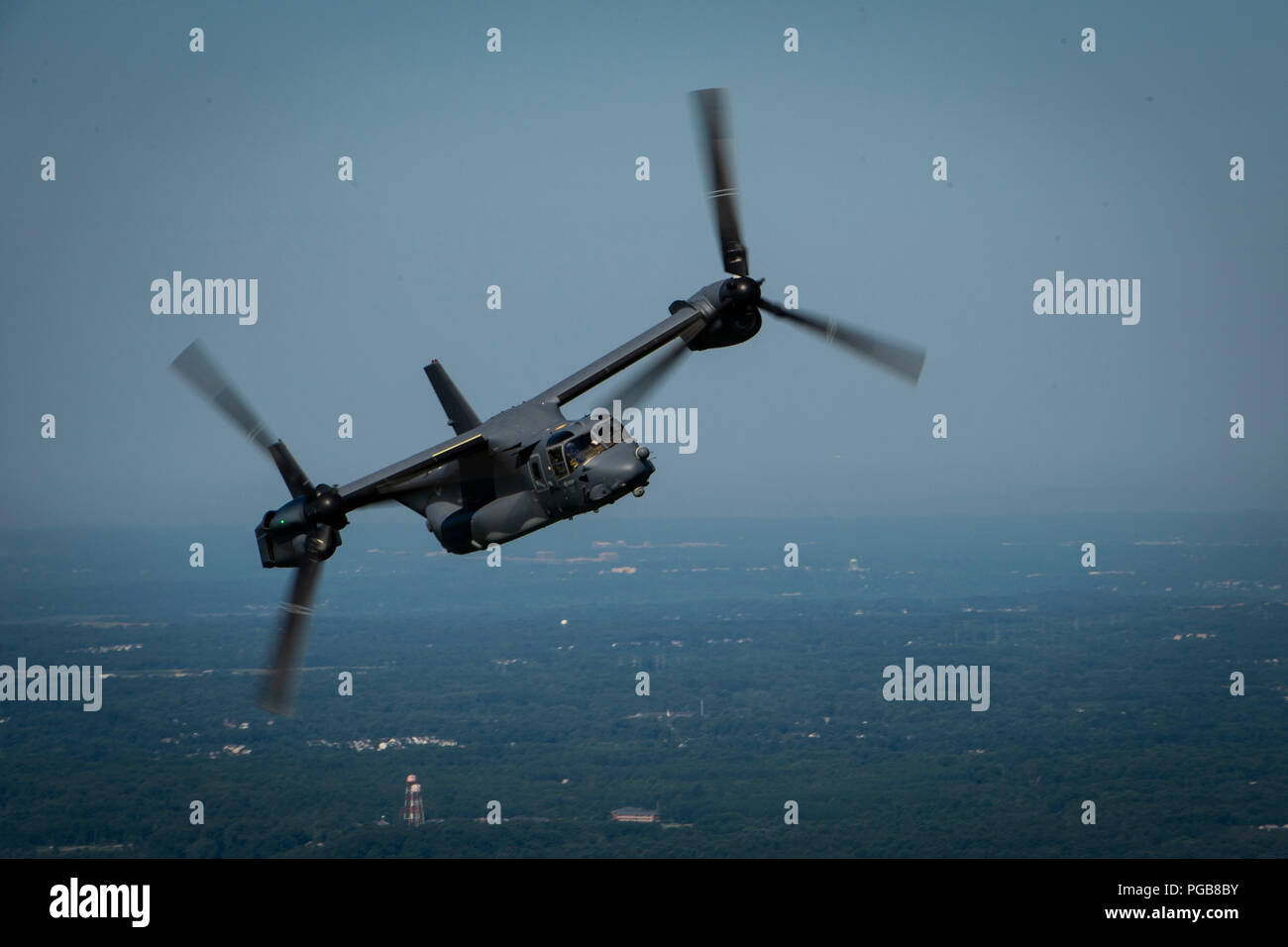 An 8th Special Operations Squadron CV-22 Osprey tiltrotor aircraft ...