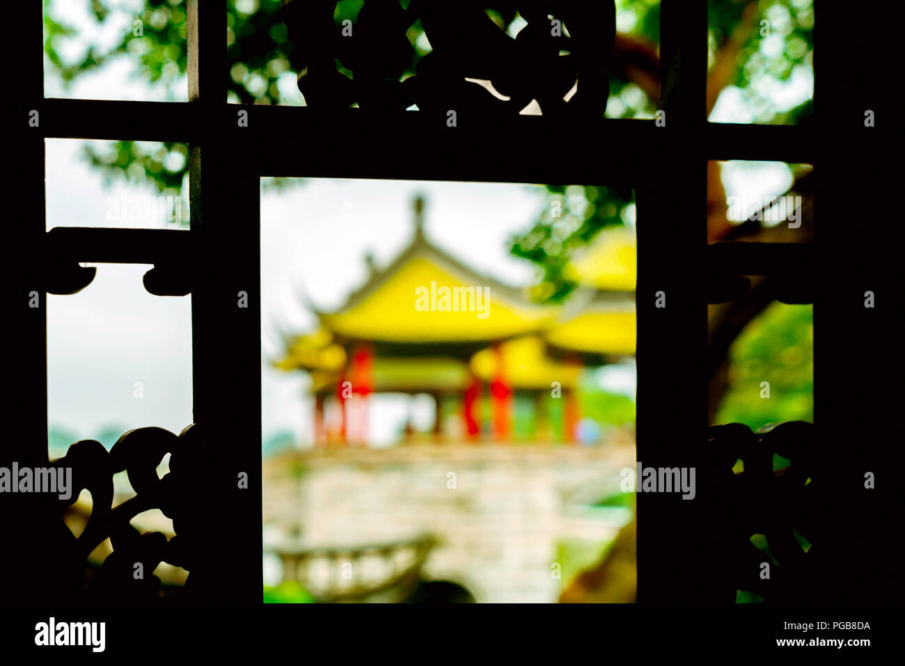Wuting Bridge, also known as the Lotus Bridge, is a famous ancient ...