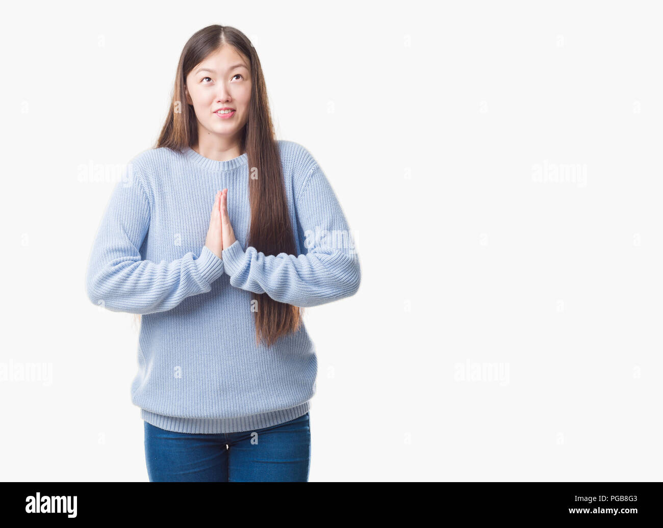 Chinese people praying Cut Out Stock Images & Pictures - Alamy