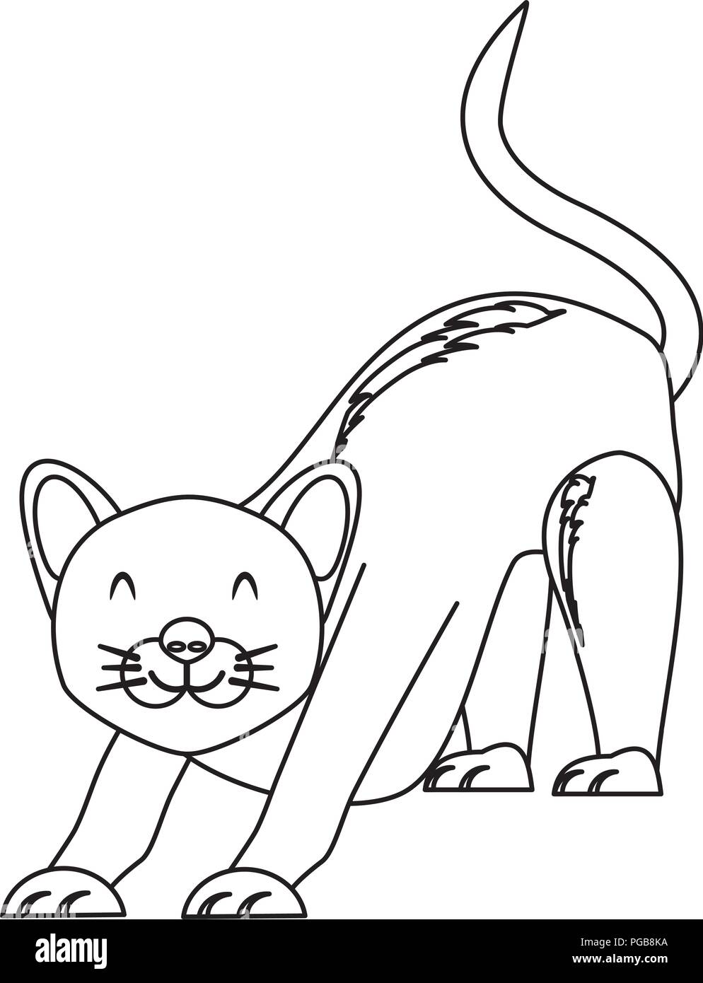 Paw over face Stock Vector Images - Alamy