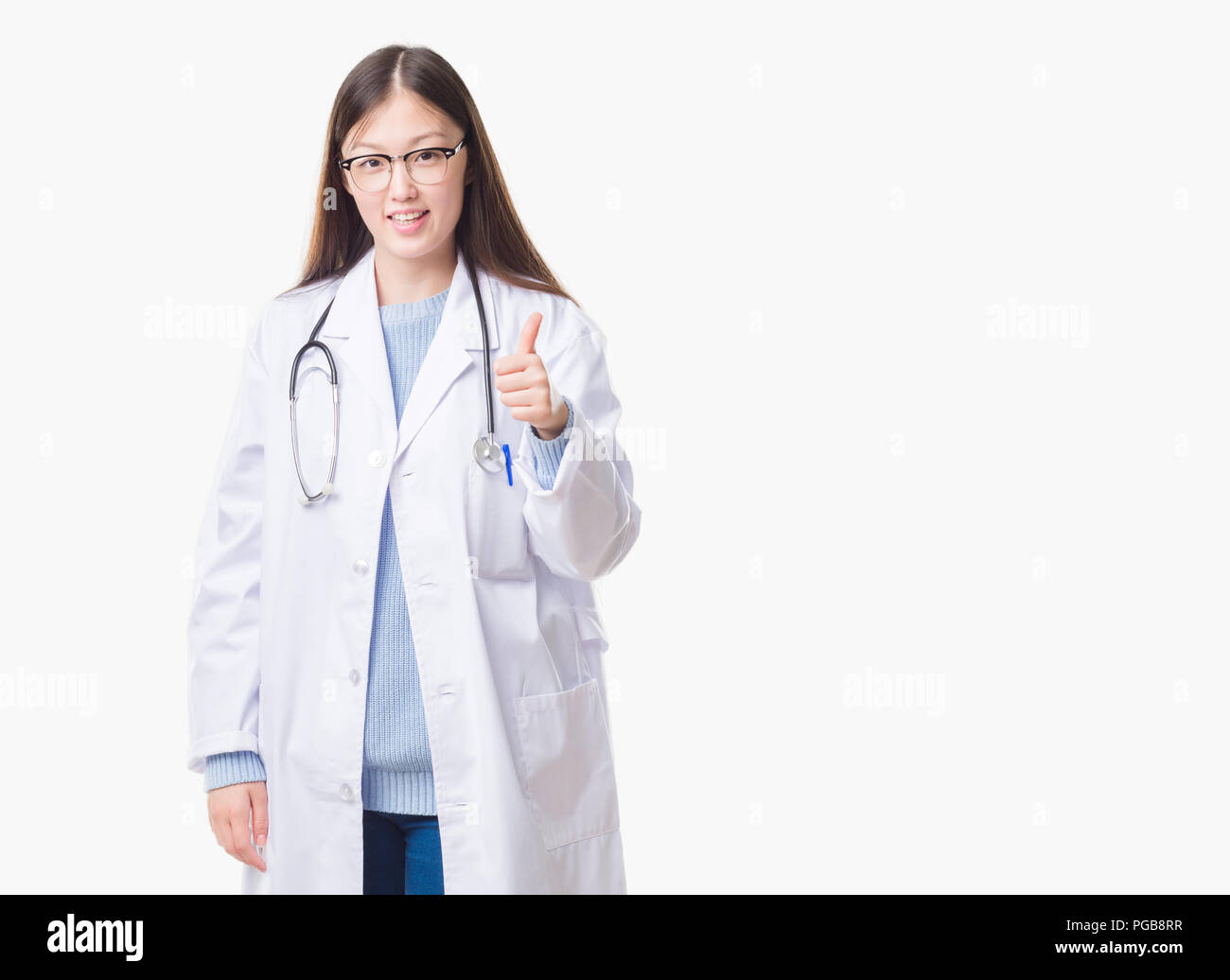 Chinese doctor thumbs up hi-res stock photography and images - Alamy