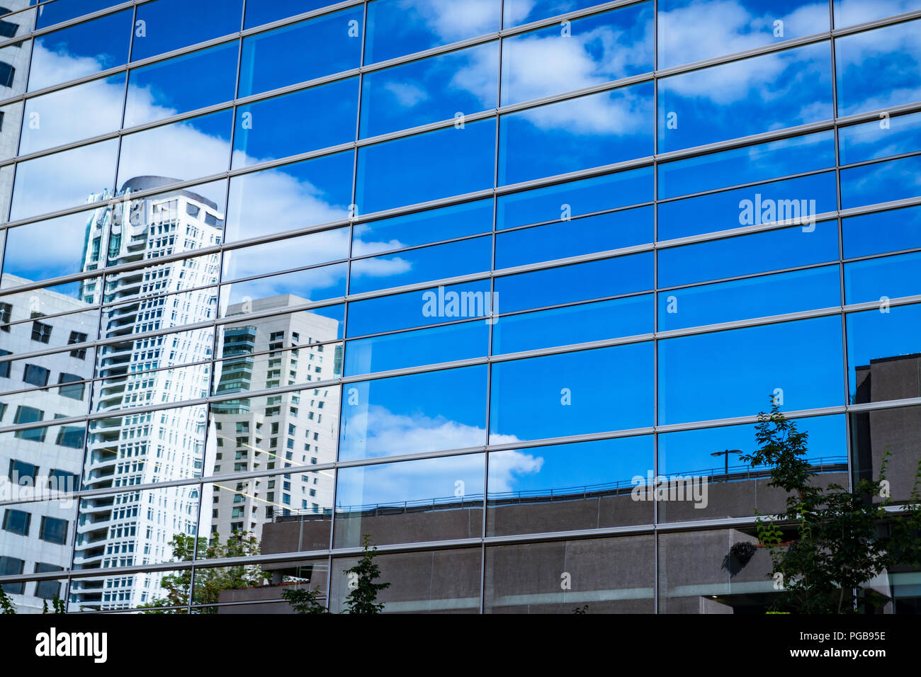 Shiny tall buildings in downtown hi-res stock photography and images ...