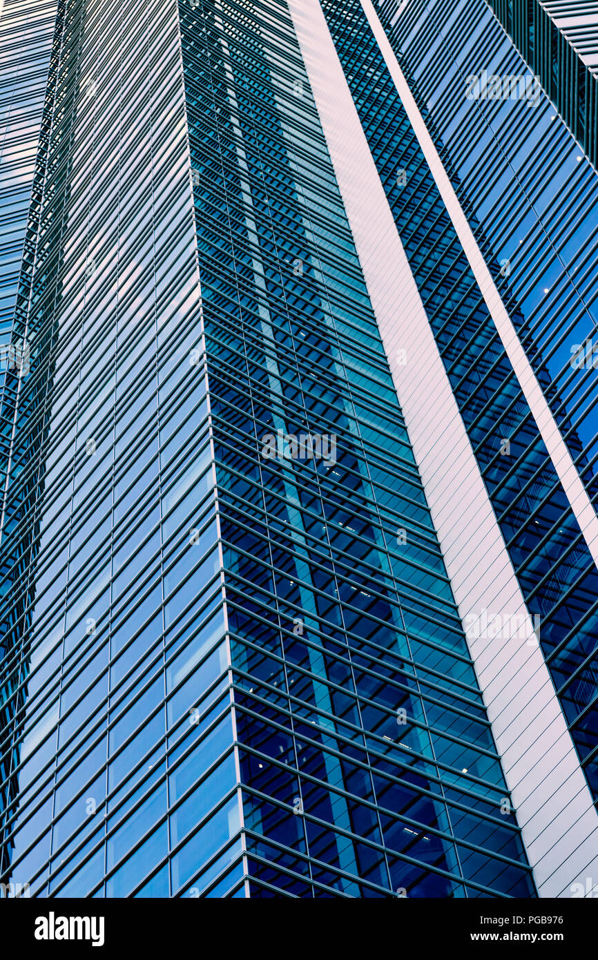 Abstract sky and downtown windows hi-res stock photography and images ...