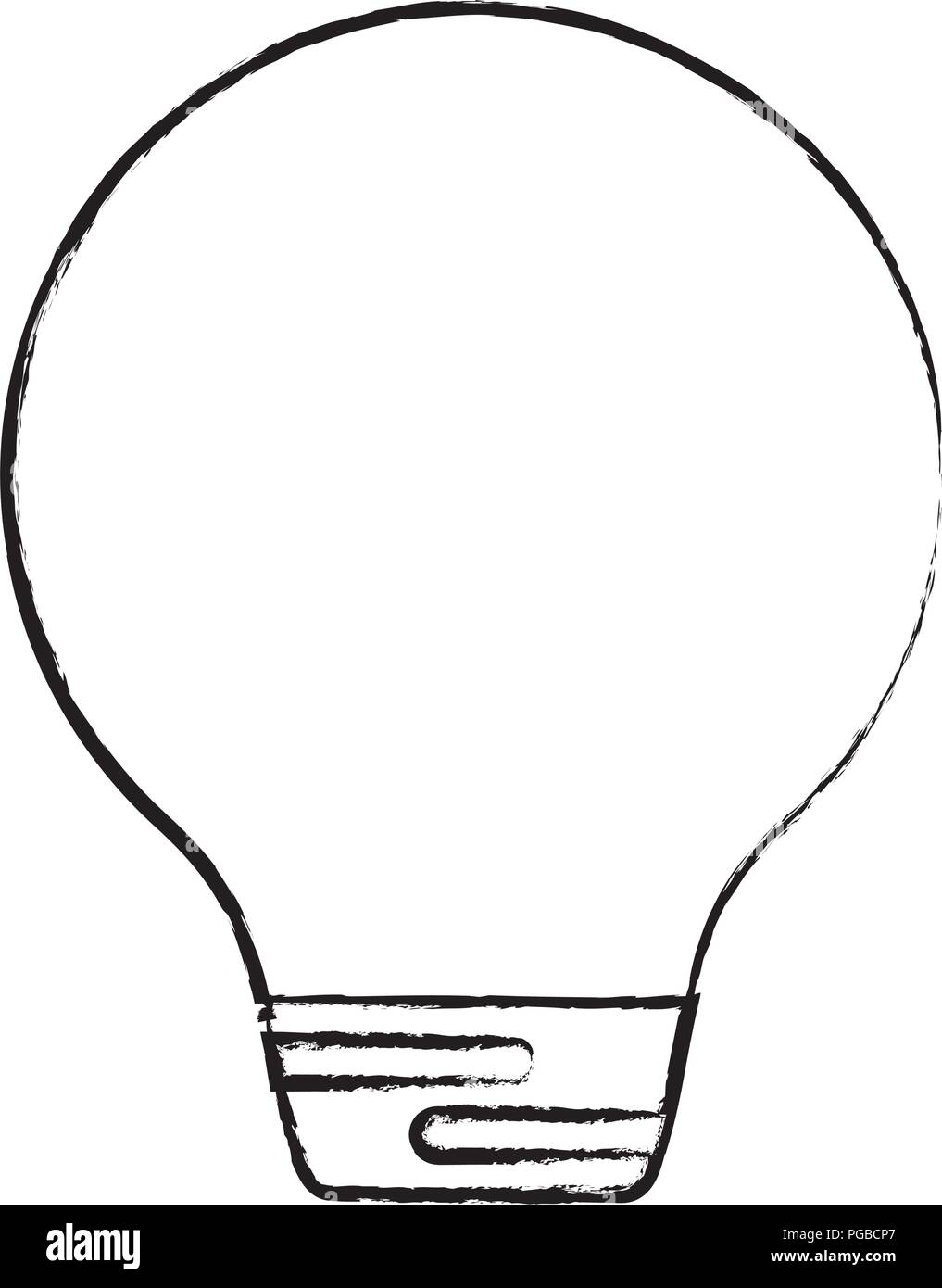 light bulb over white background, vector illustration Stock Vector ...